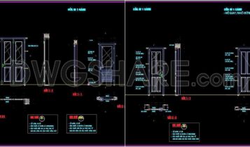 225. Download Classic European Gate & Fence Design CAD Drawings (DWG File)