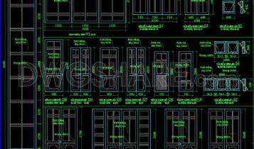 373. Free Download detailed CAD drawings of townhouse stairs
