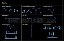 319. Door handle CAD Blocks Free Download