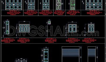 595. Full Set of Wall CAD Drawings – Plan, Elevation, Section Details ...