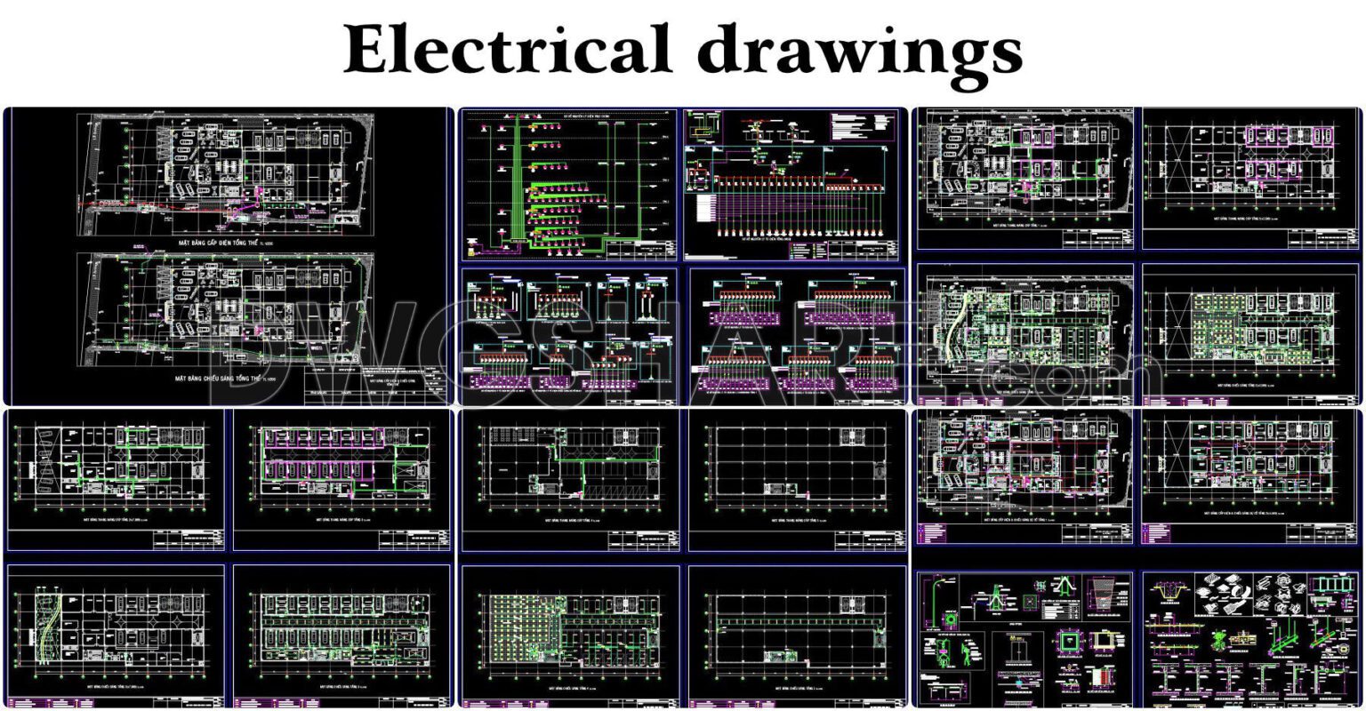 01. Free CAD Drawing – Ground Floor Layout Plan of Ford Showroom and ...