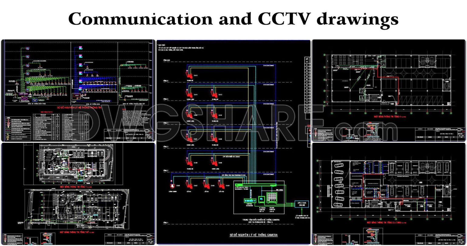 01. Free CAD Drawing – Ground Floor Layout Plan of Ford Showroom and ...