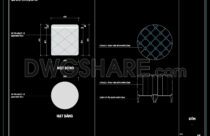 47. Free Download North Arrow & Compass Rose CAD Blocks