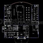 120. Download free CAD DWG floor plan of a 5-star hotel functional ...