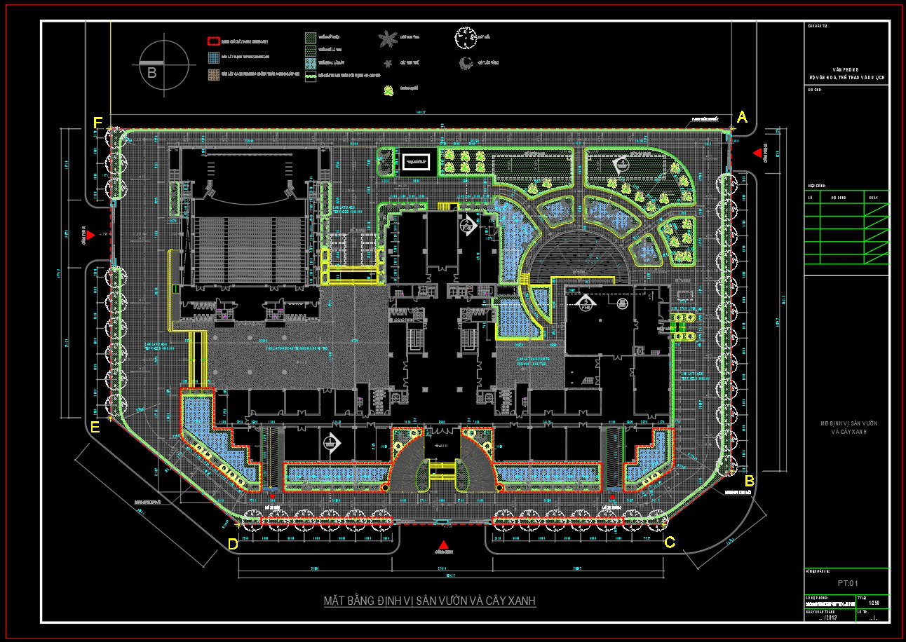149. Download Free CAD Drawings – Landscape Garden and Central Fountain ...