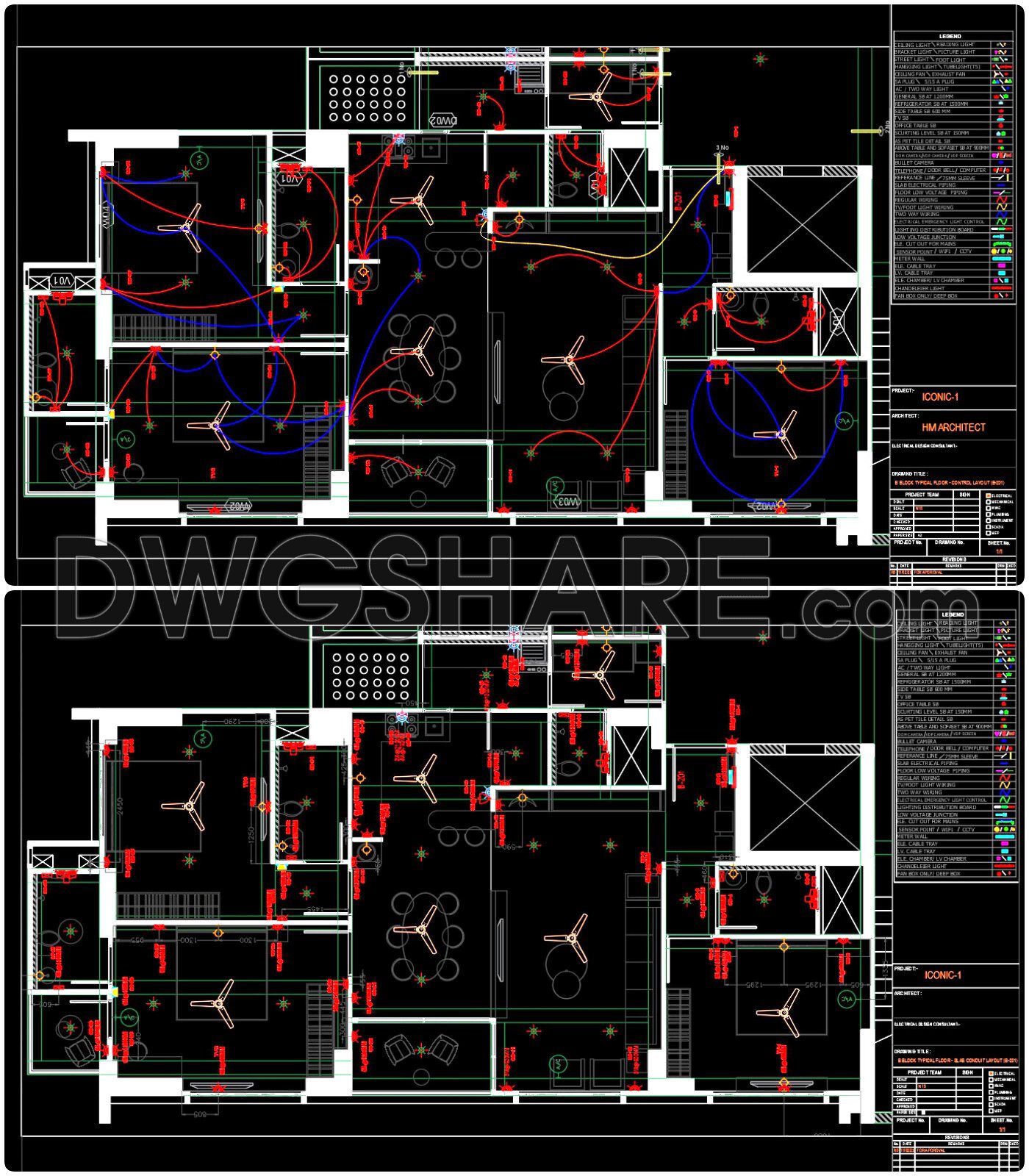 192. Free Download – AutoCAD Electrical Lighting and Power Layout for ...