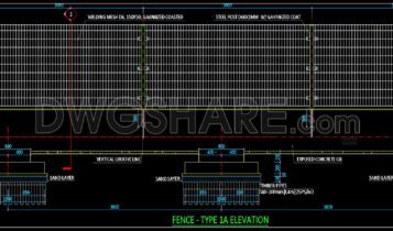 AutoCAD drawings for gate and fence designs for download