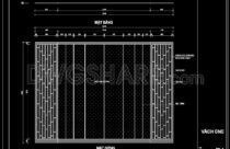 51. Free Download of Bar Counter Design Detail CAD Drawing