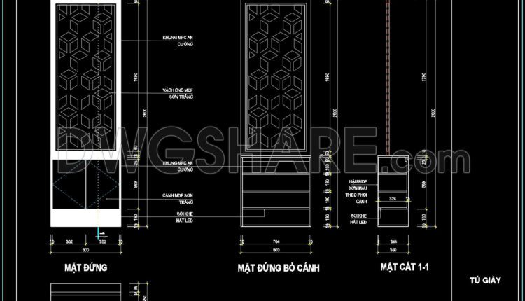 219. Free Download CNC Partition Panel CAD Drawing Detailed Design with ...