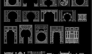 107.Mirrors CAD Blocks