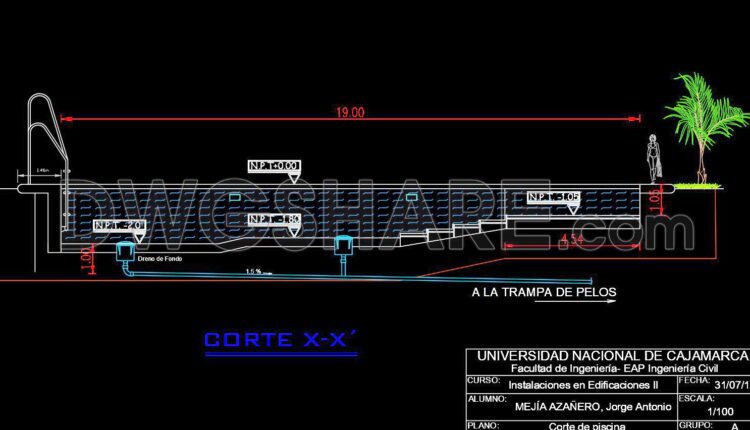 23. Download free AutoCAD DWG pump installation drawings for circular ...