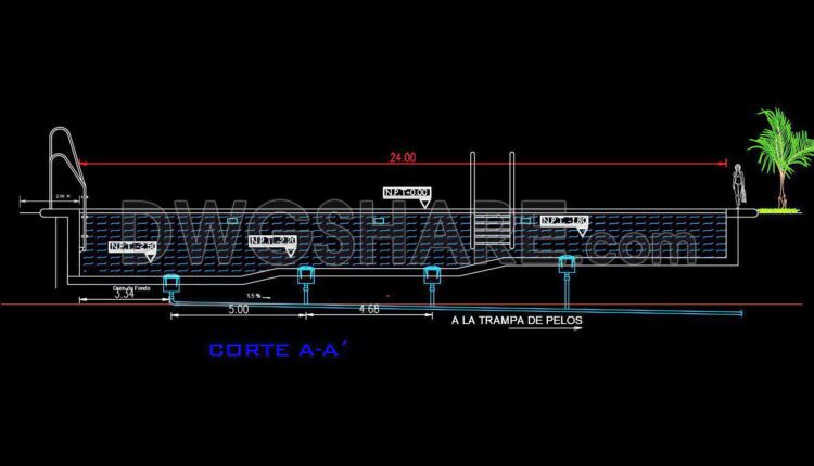 23. Download free AutoCAD DWG pump installation drawings for circular ...