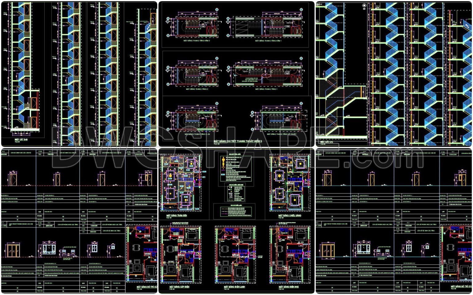 35. Free Download 24-Storey Mixed-Use Building 2nd Floor Layout CAD Drawing