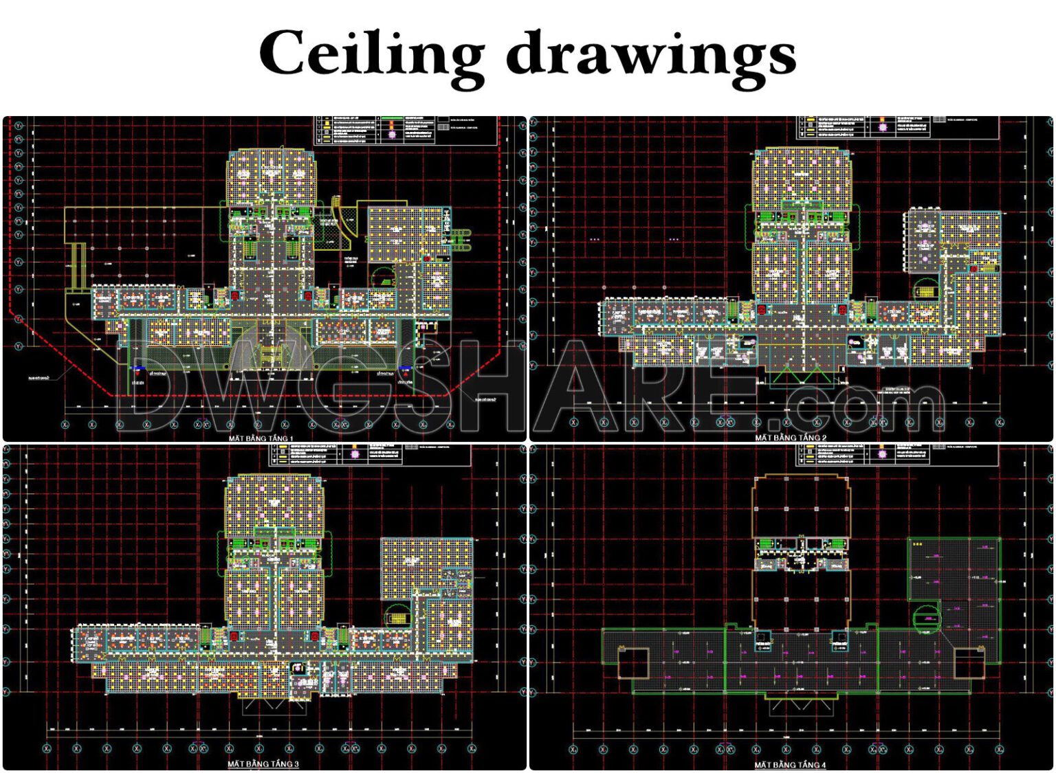 44. Free Download CAD Drawing Large Commercial Building Ground Floor ...