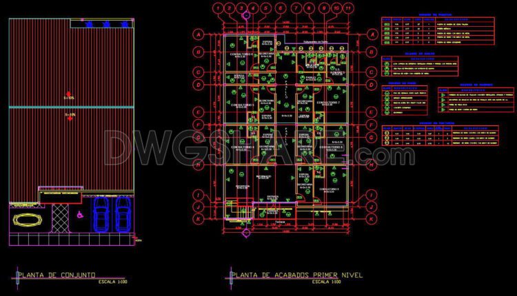 48. Download CAD Architectural Drawings for a Two-Story Medical Clinic ...
