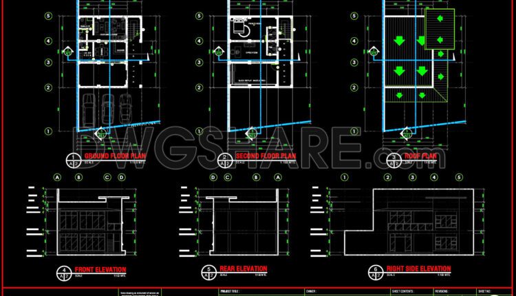 48. Free Download CAD Drawings of Proposed Two-Storey Commercial ...