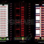 48. Free Download Complete 16-Storey Residential Building Architectural ...