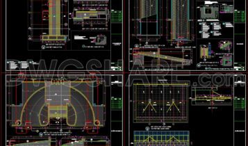 145. Free CAD Dining Table Detailed Drawing