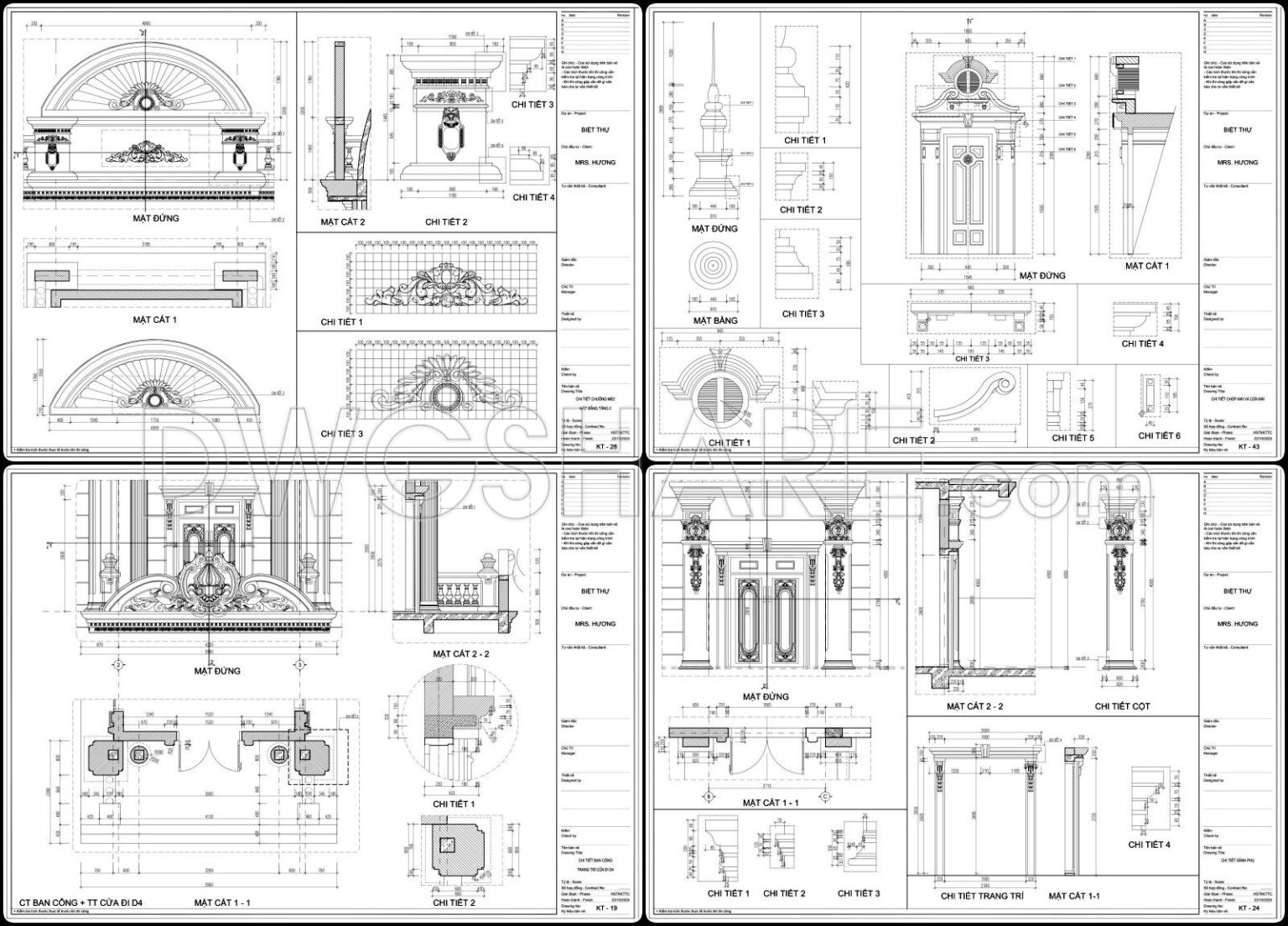 569. Free download of CAD drawings of European classical architectural ...
