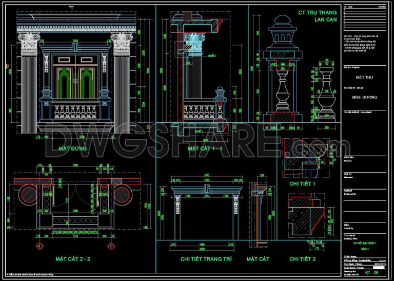 569. Free download of CAD drawings of European classical architectural ...