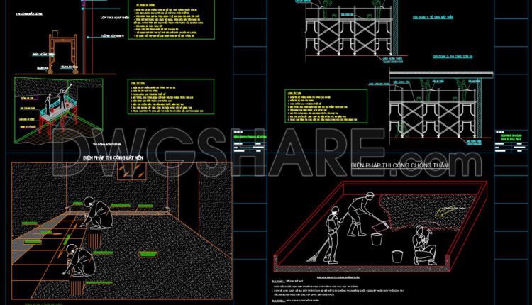 58. Free Download Interior Finishing Construction Method Cad Drawings ...