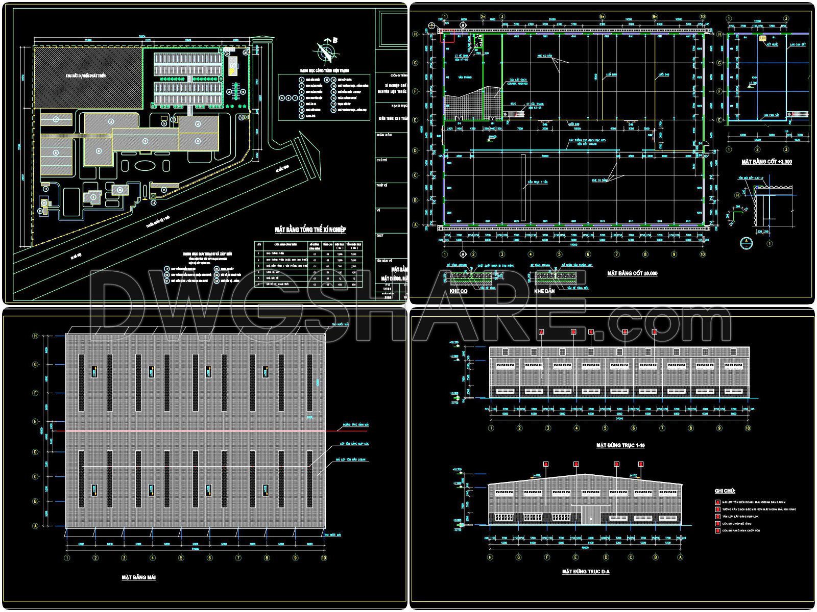 59. Download Architectural CAD Drawings of Tobacco Processing Factory ...