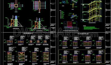Detailed drawings of construction methods in Autocad