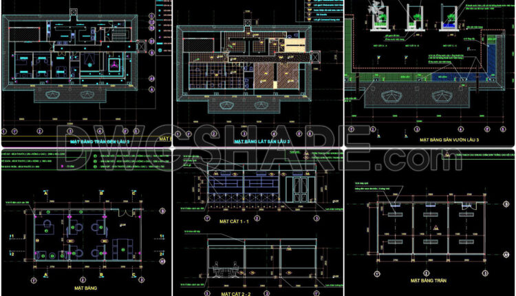 59. Download Of 3-story Coffee Shop Layout Cad Drawings (10) - Free Cad ...