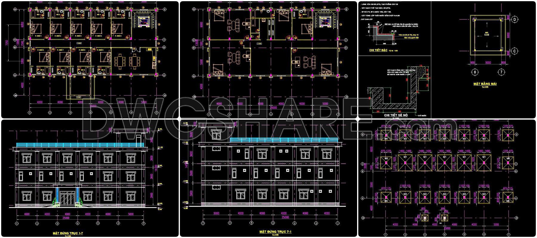 62. Free Download Factory Design CAD Drawings – Workshop Area 53m x 91m