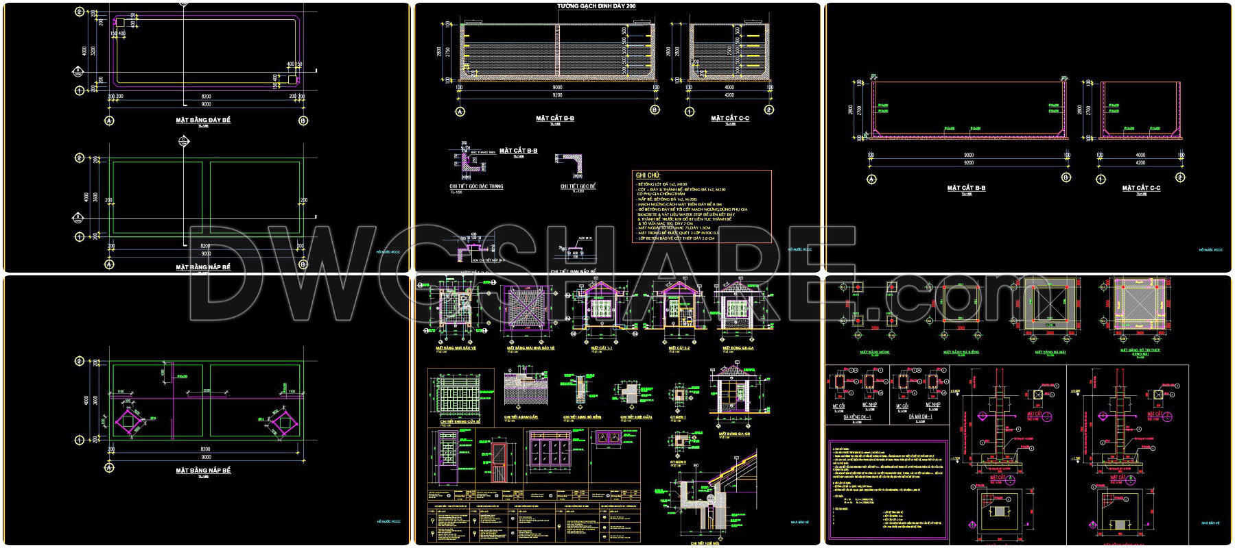 62. Free Download Factory Design CAD Drawings – Workshop Area 53m x 91m