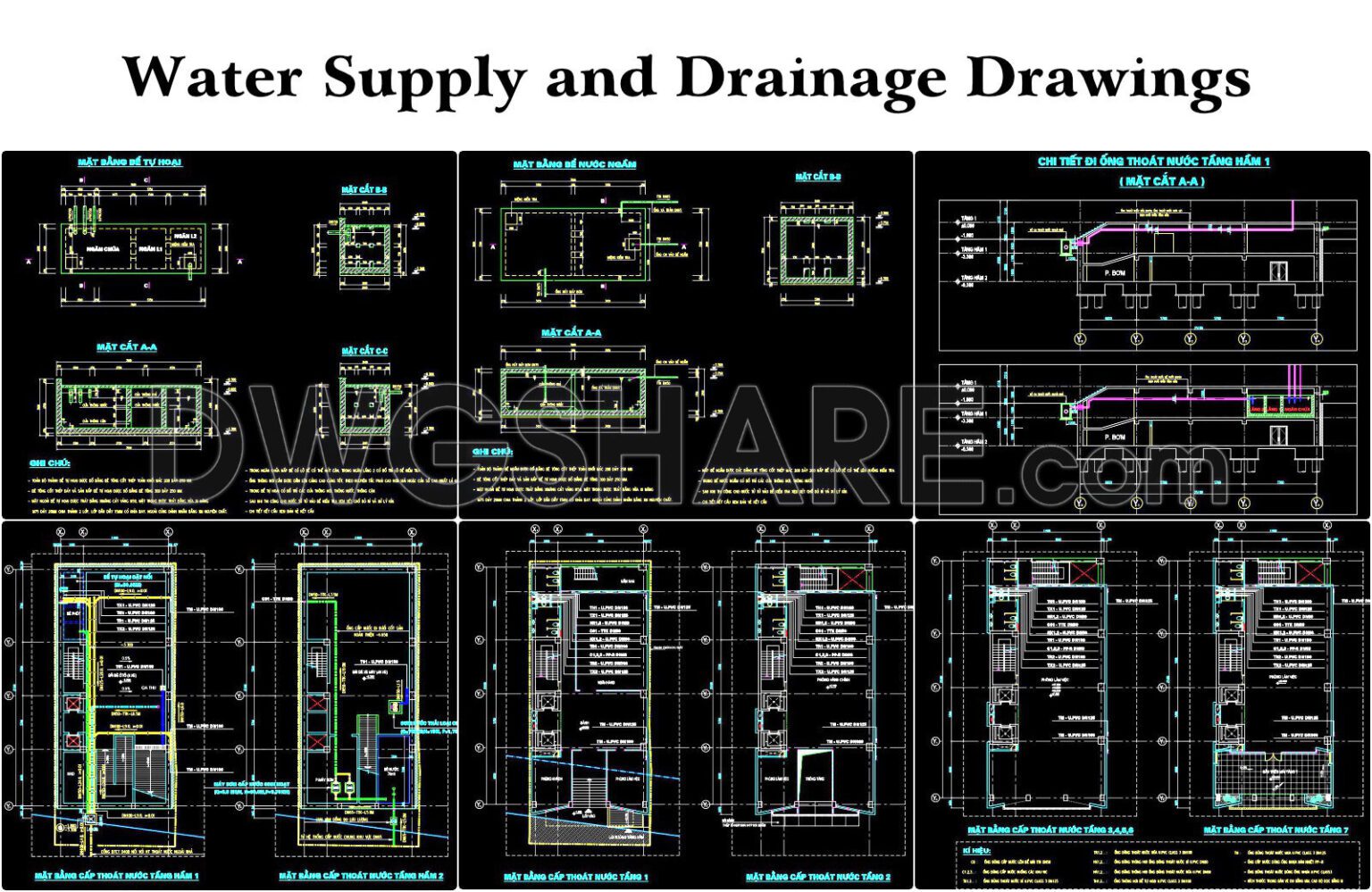 70. Free Download of Fire Protection System Drawings for a 12-Story ...