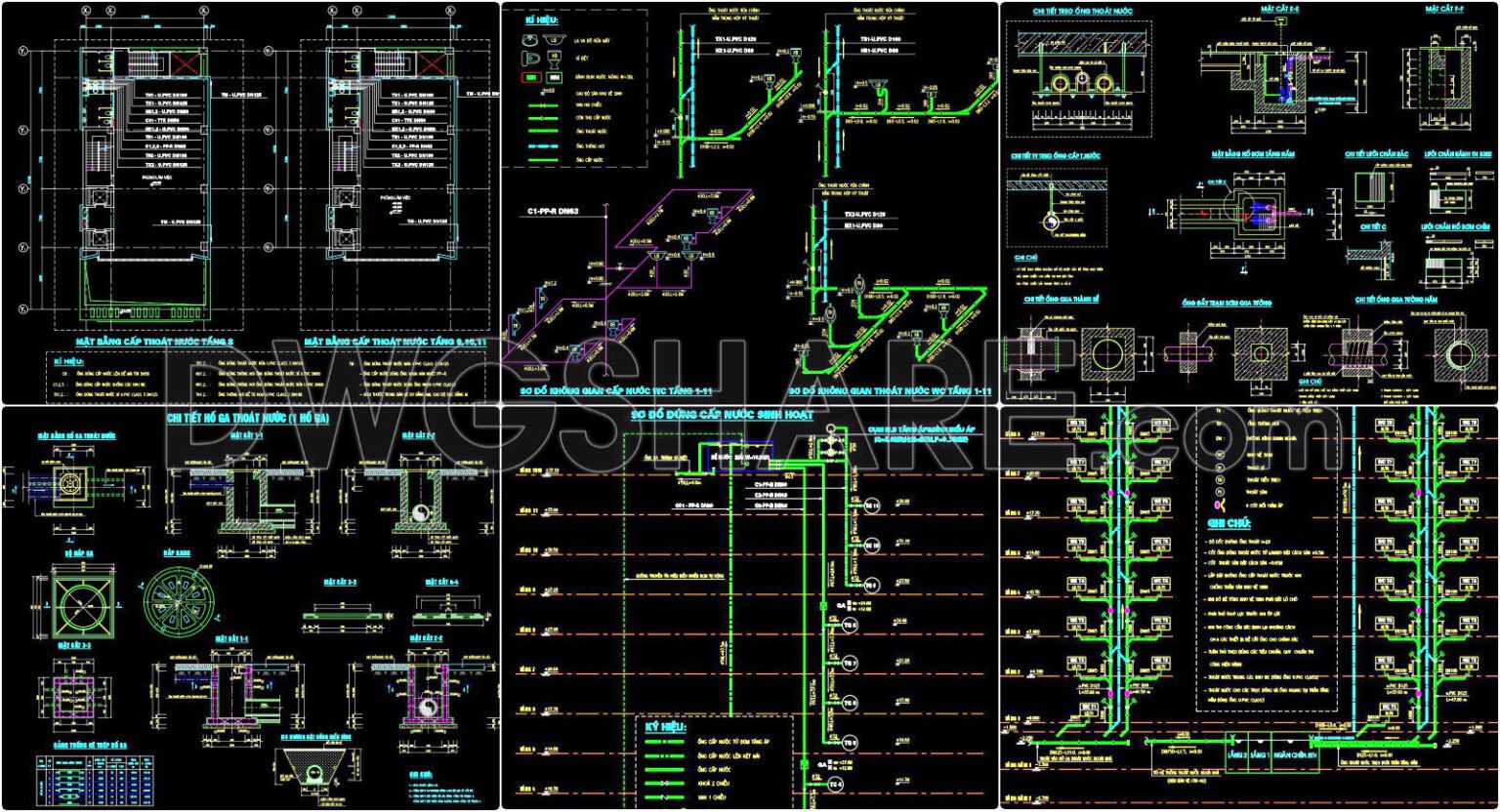 70. Free Download of Fire Protection System Drawings for a 12-Story ...