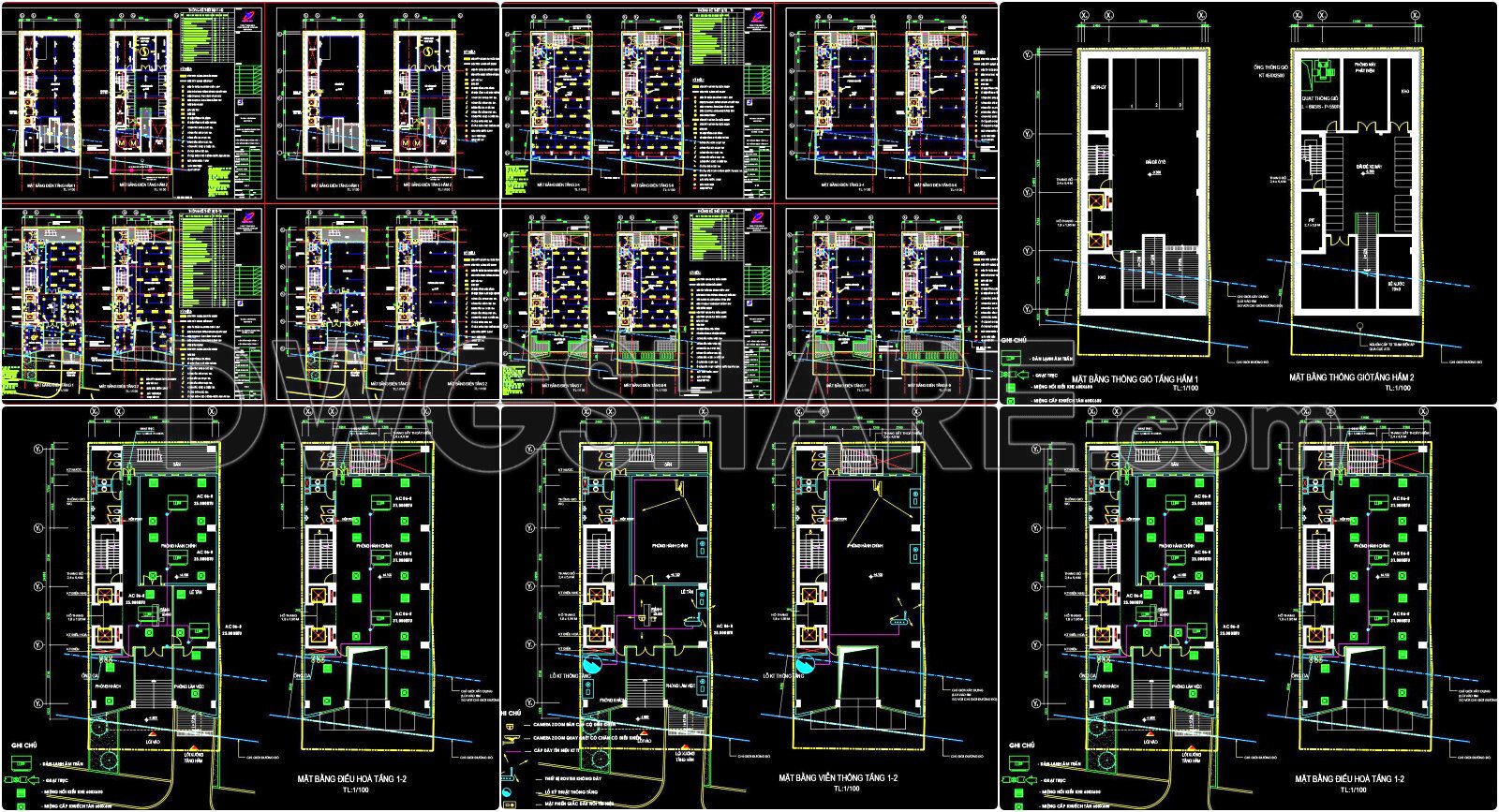 40. Download Architectural Drawings of Viet My 9-Story Hospital AutoCAD DWG