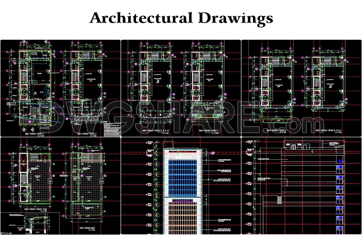 70. Free Download of Fire Protection System Drawings for a 12-Story ...