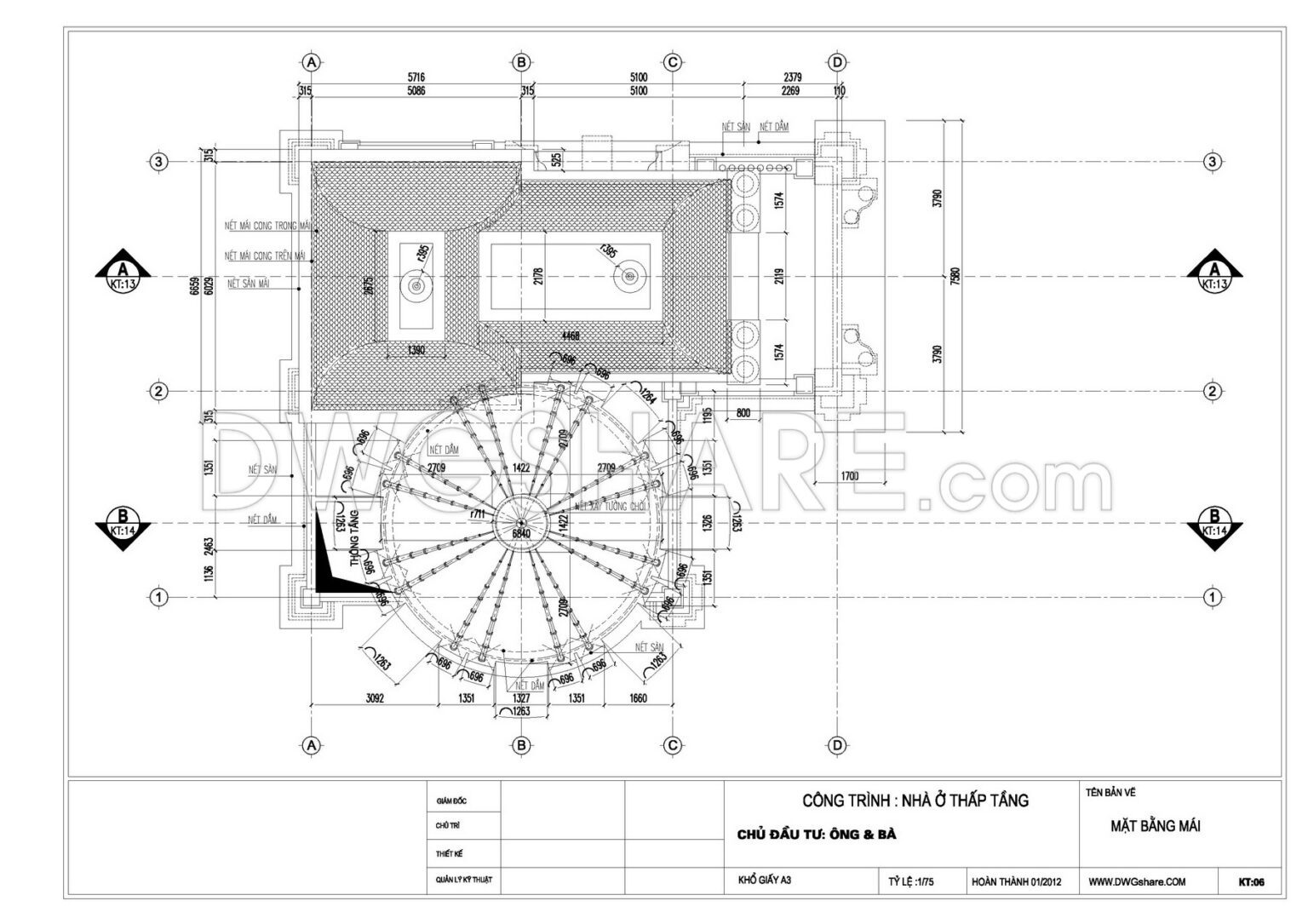 799. Free Download Classic European 5-Story Villa Elevation CAD Drawing