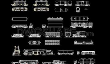 Free Drawing in Autocad: Transport CAD Blocks for format DWG