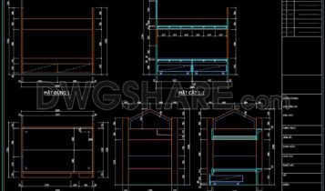 66. Restaurant Café CAD Construction Drawings – Full Design Package