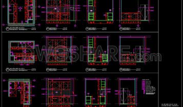 727. Free Download of Detailed Technical CAD Drawings for Concealed ...