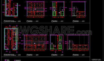 9. Library of CAD blocks for gym and entertainment space displays