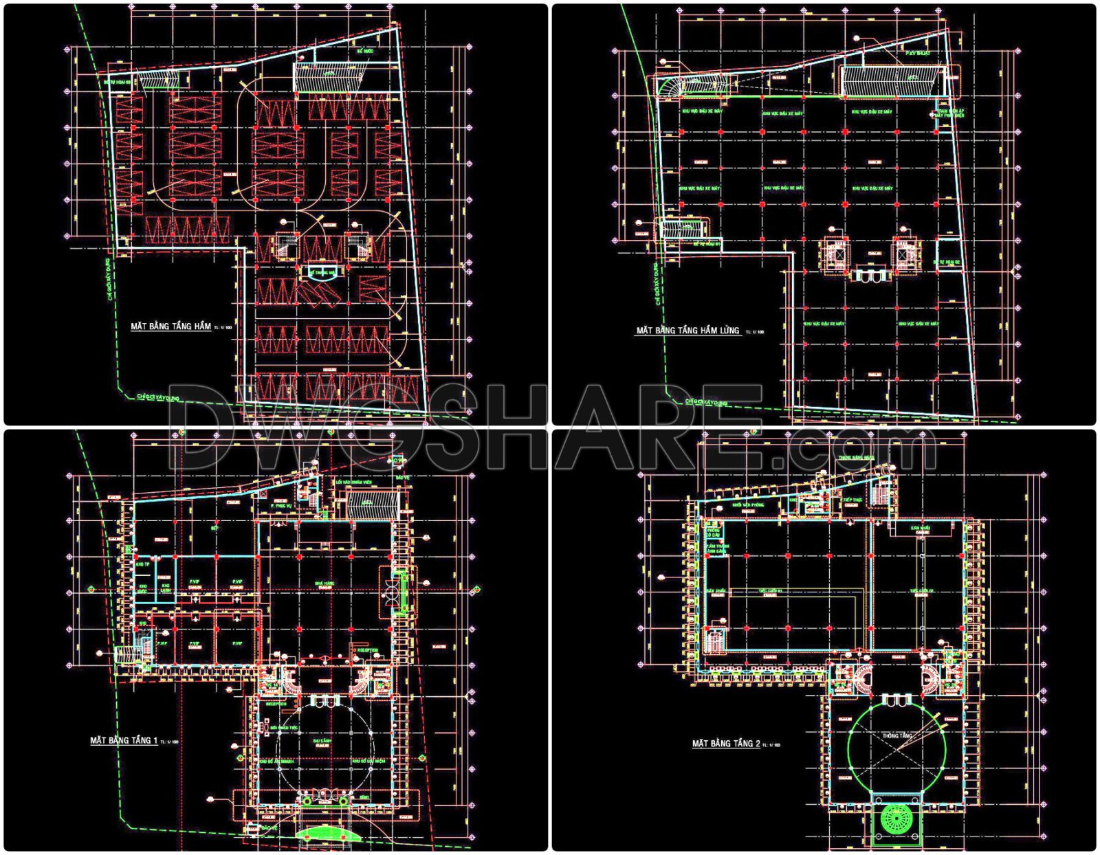 21. Free Download 5th Floor Layout CAD Drawing – Multi-Function ...