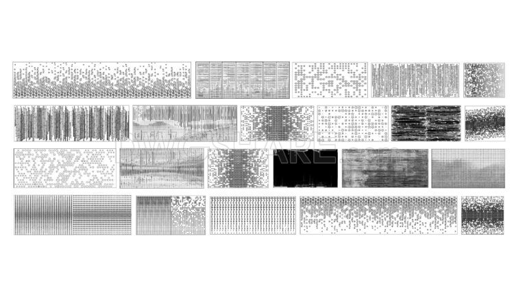 228. Free Download Perforated Panel Cad Drawing - Free Cad Blocks ...