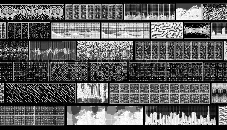 232. Free Download Perforated Panel CAD Drawing (1) - Free Cad Blocks ...