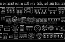 463. Free CAD Template Elevator Elevation and Section Plans (DWG)
