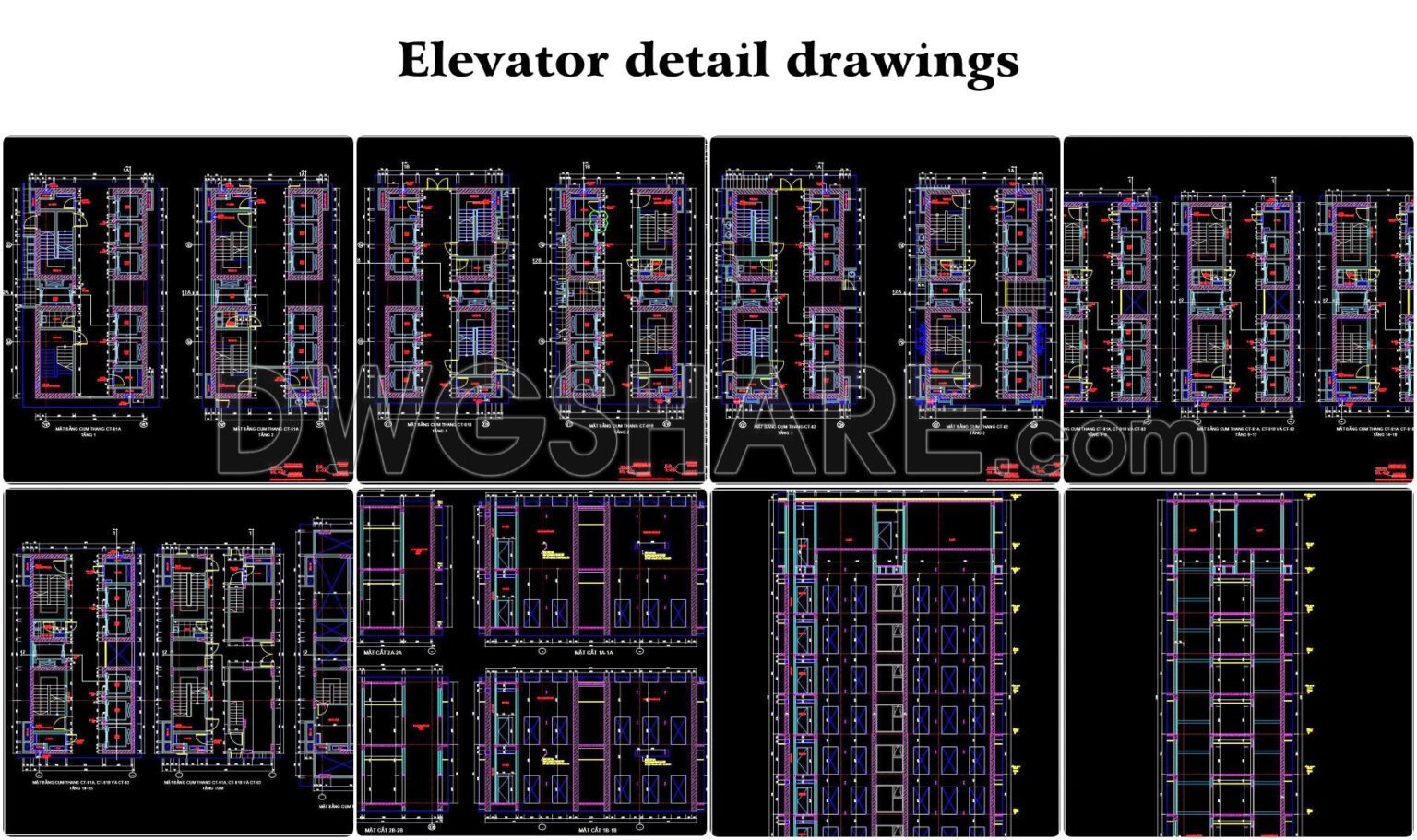 127. Free Download CAD Files – Detailed Floor Tiling Layout Plans for ...