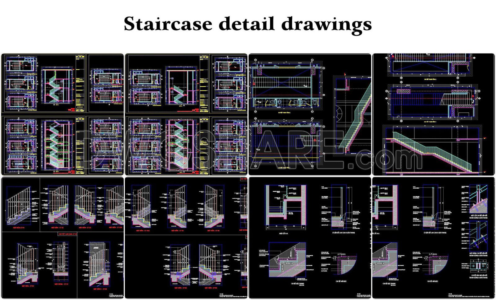 21. Architectural Building Swimming Pool Detailed CAD Drawing Free