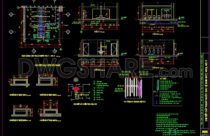 360. Free CAD Drawing Modern Console Table Design