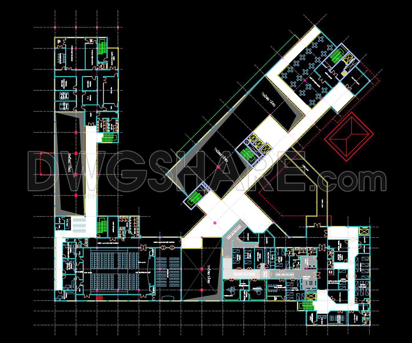 43. Free Download Single-Story Hospital Architectural CAD AutoCAD DWG ...
