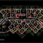 44. Free Download – Ground Floor Architectural Cad Plan Of High-rise ...