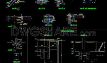 631. Free Download Essential Core Wall Framing Details CAD Template (DWG)