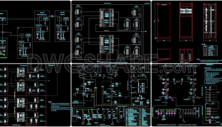 63. Download Full Autocad Dwg Drawings Of A 110kv Power Plant Project ...